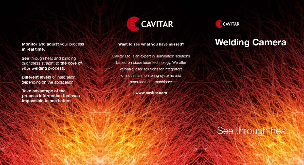 Cavitar Welding Camera - Cavitar Ltd - See What You Have Missed